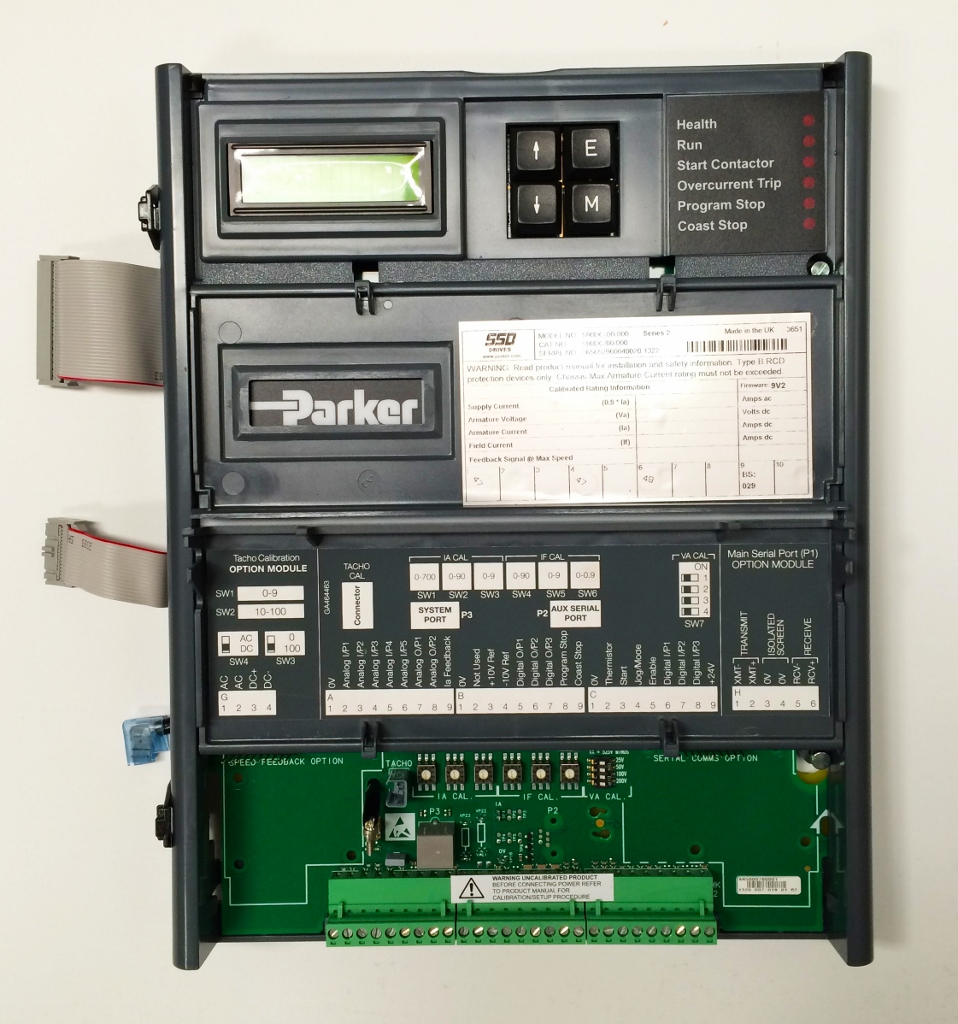 Eurotherm Parker SSD - Spare 590DC Control Door V9
